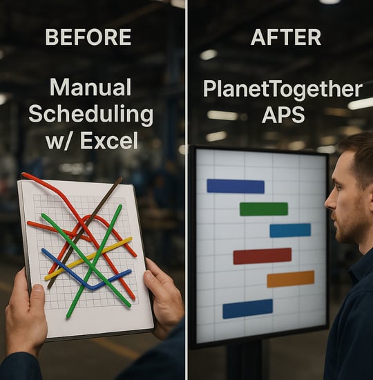 From Excel to APS: Smarter Production Scheduling